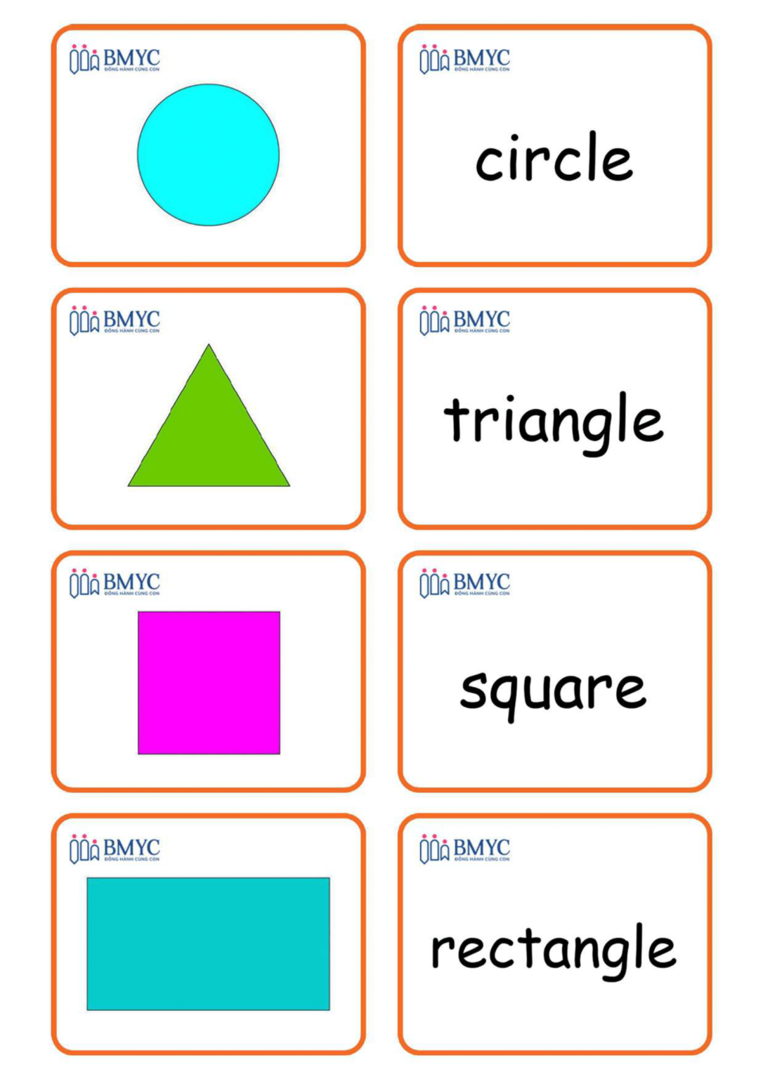 10+ Mẹo giúp bé học các hình khối trong tiếng Anh nhanh nhất