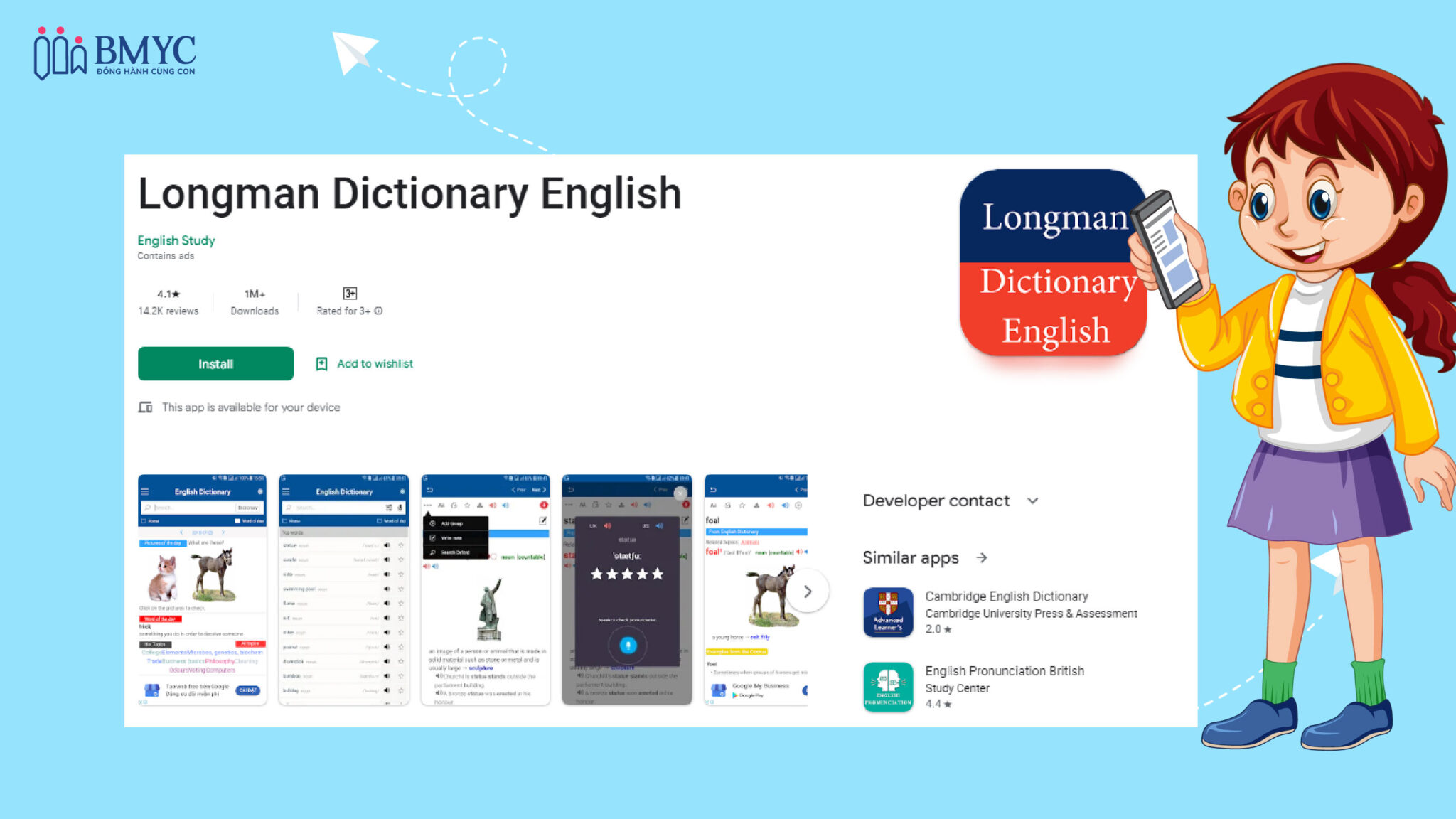 Top 10 app từ điển tiếng Anh cho bé hiệu quả nhất 2024