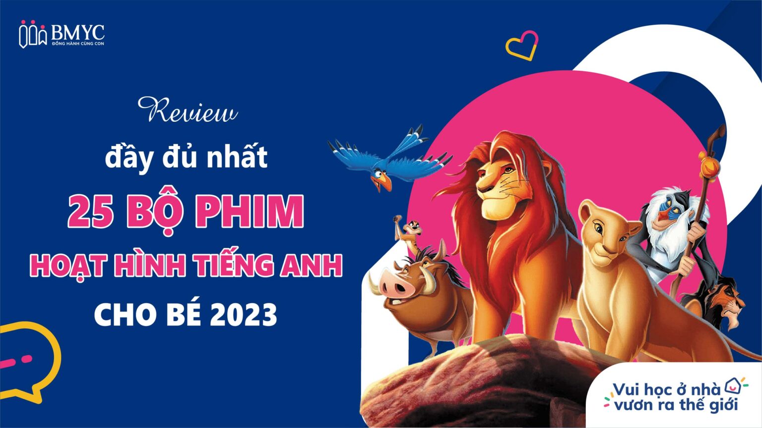 Review đầy đủ nhất 25 bộ phim hoạt hình tiếng Anh cho bé 2024