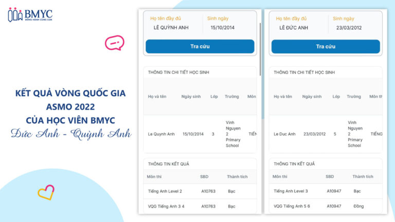 Review cuộc thi Olympic quốc tế ASMO: chia sẻ thực tế từ phụ huynh