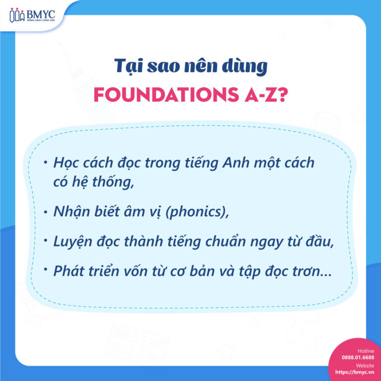 #1 Foundations A-Z – học phần mới trong bộ KidsA-Z